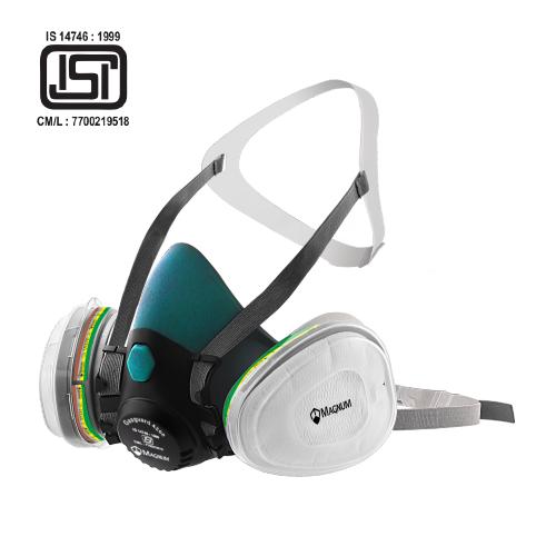 Full Face Gas Mask India | Gasguard Series for Industrial & Factory Safety
